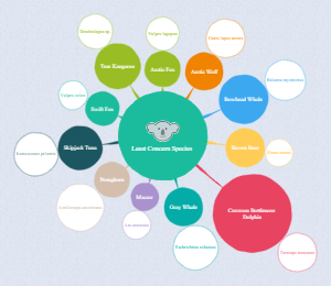 Least Concern Species | Mind Map - EdrawMind