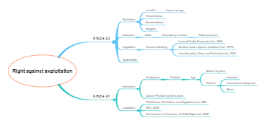 Right Against Exploitation Mind Map | Mind Map - EdrawMind