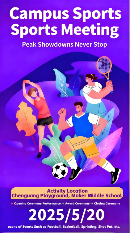 Campus Sports Meeting 2025 | EdrawMax Templates
