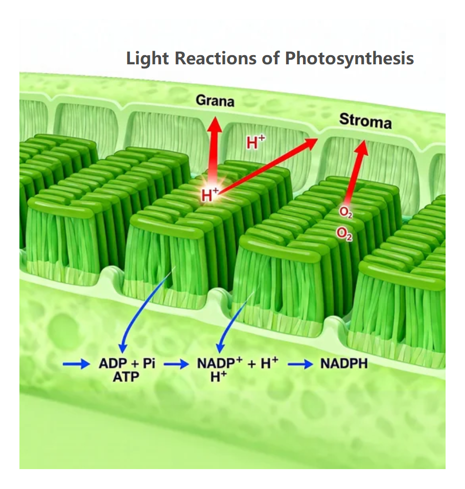 Light Reactions of Photosynthesis | EdrawMax Templates