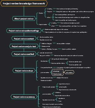 Special guide for project review | Mind Map - EdrawMind