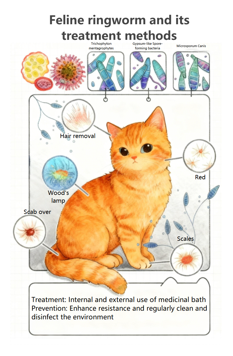 Feline Ringworm and Treatment | EdrawMax Templates