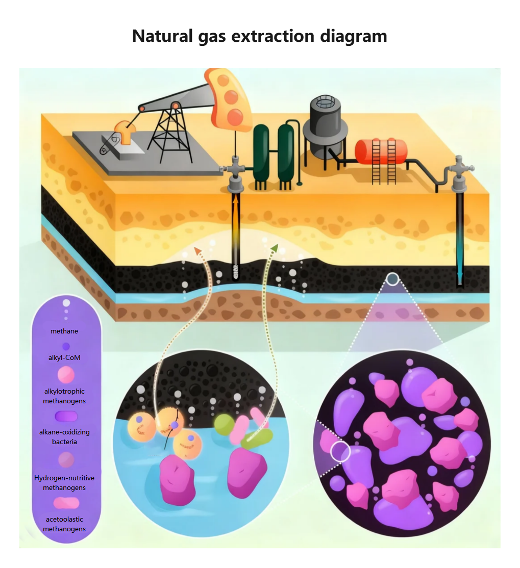 Natural Gas Extraction Diagram | EdrawMax Templates